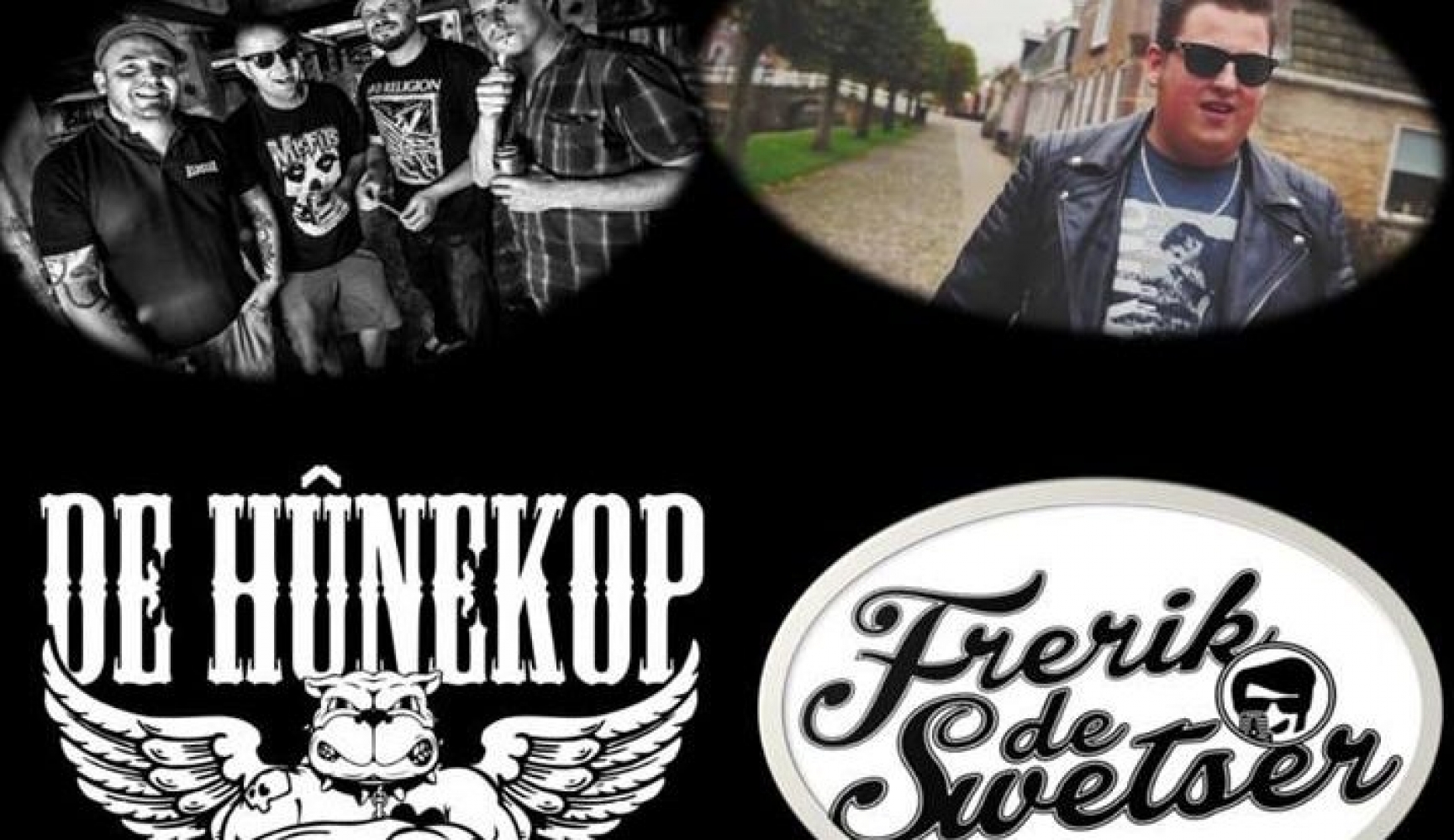 Hûnekop en Frerik de Swetser in De Klink | Koudum.nl